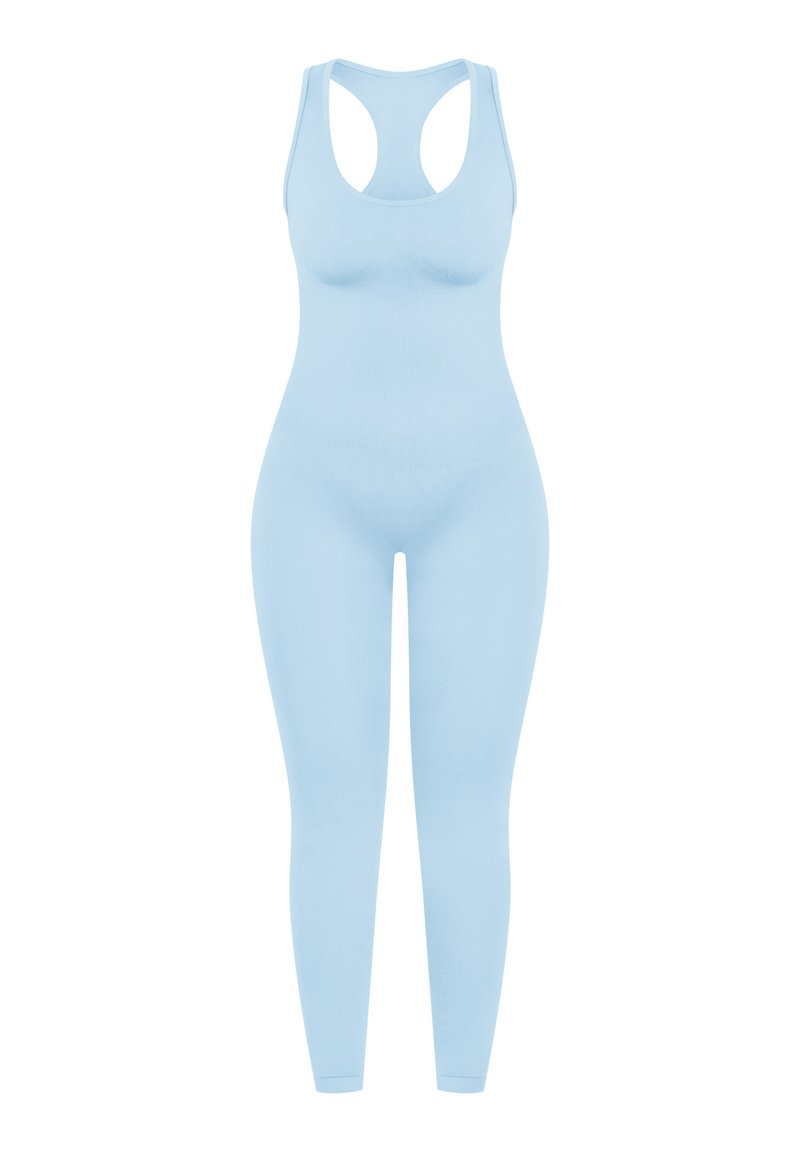 Smilodox ELSIE RACERBACK JUMPSUIT - Turnanzug - hellblau - Zalando