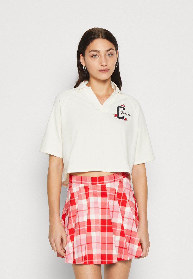 Converse GRAN V NECK - Piké - egret/offwhite - Zalando.se