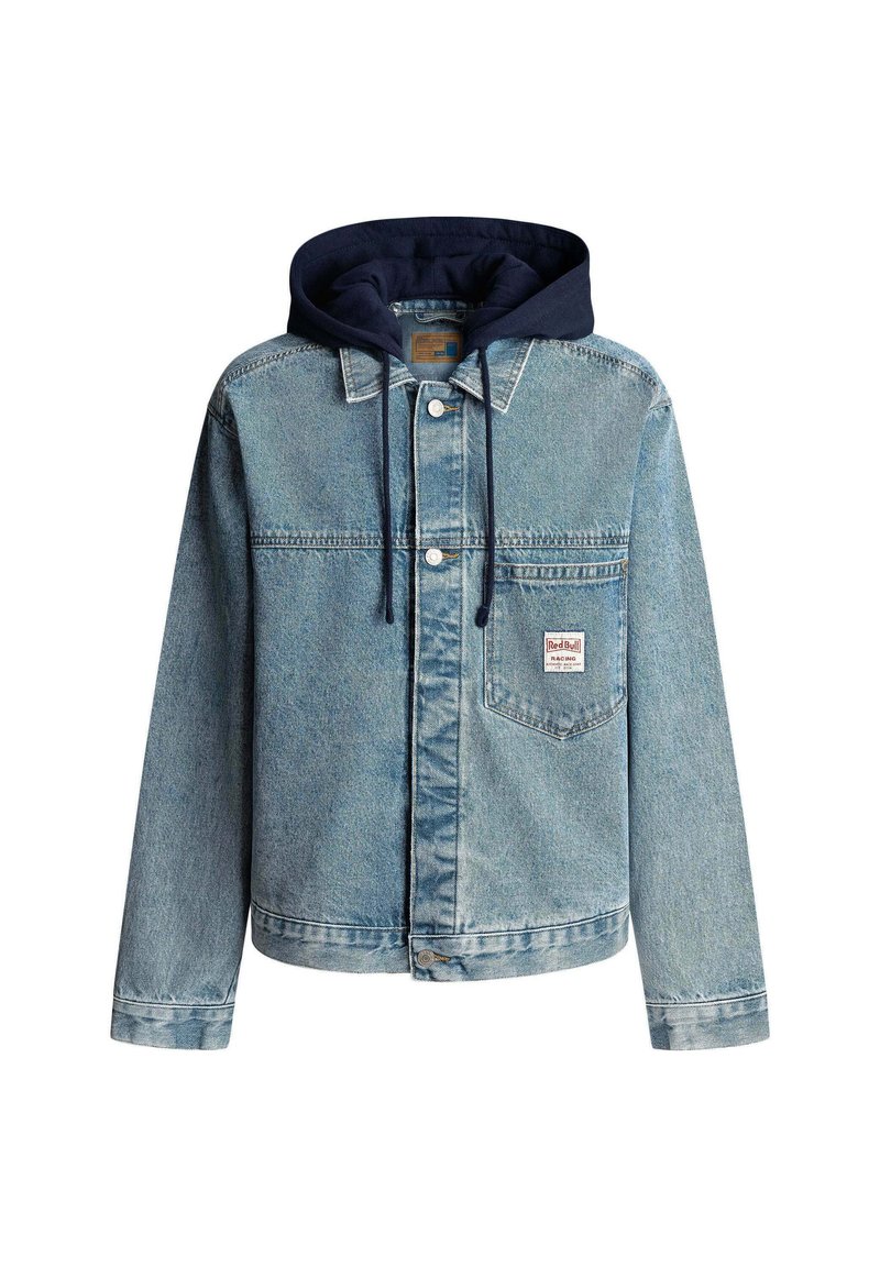 Red Bull Racing x Pepe Jeans HOODED - Jeansjacke - rbr light blue rigid ...