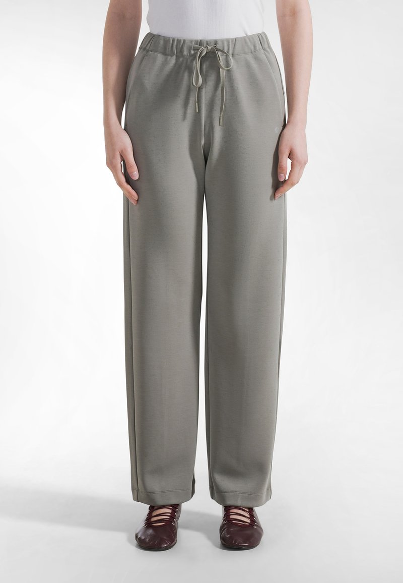 Deha STRAIGHT - Pantaloni - green sage/gri închis - Zalando.ro