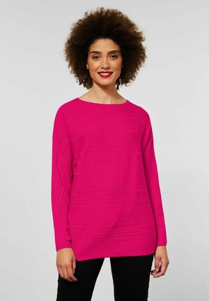 Street One IN UNIFARBE - Strickpullover - pink - Zalando.de