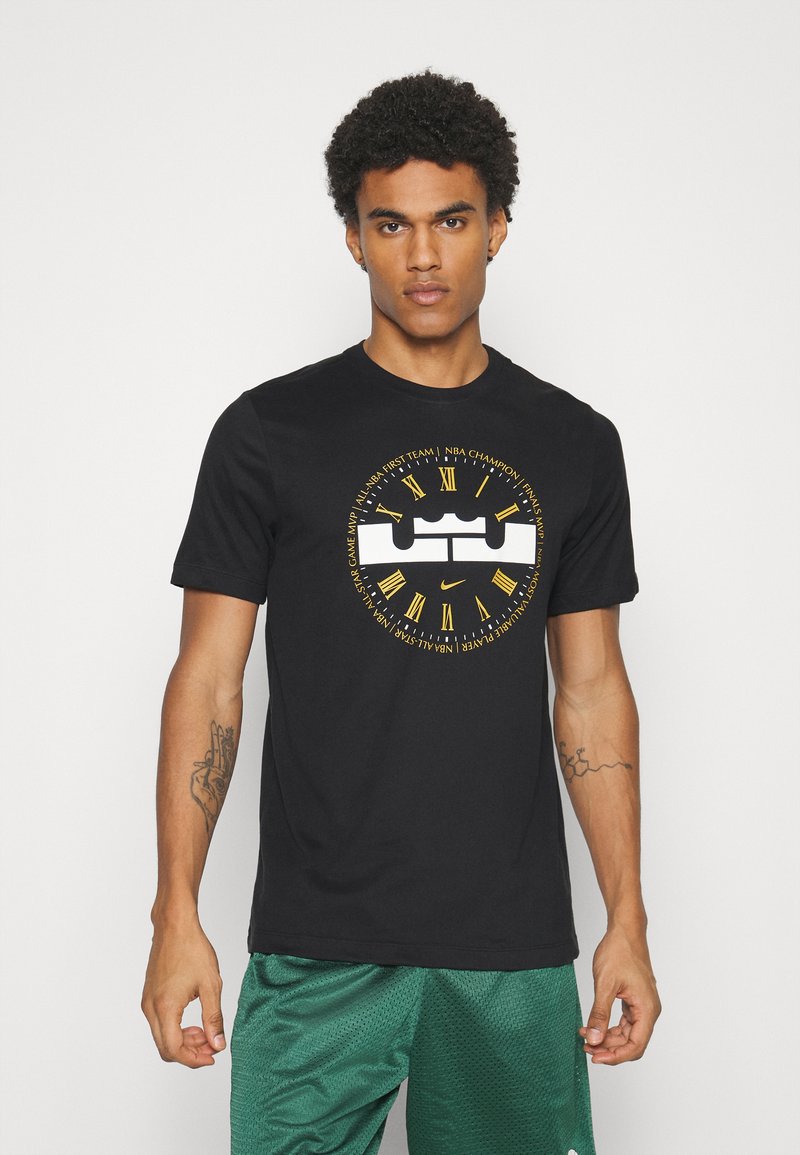 Nike Performance TEE - Print T-shirt - black - Zalando