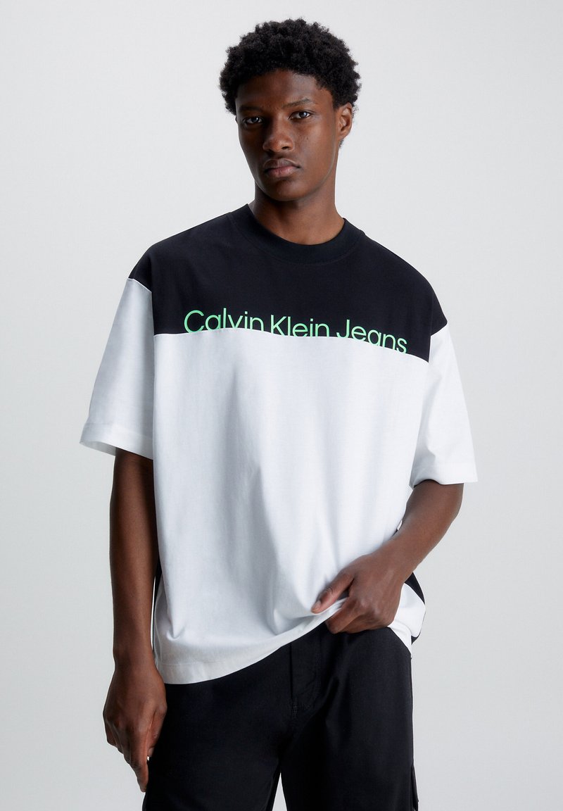 Calvin Klein Jeans Institutional Colorblock Genderless T Shirt Print