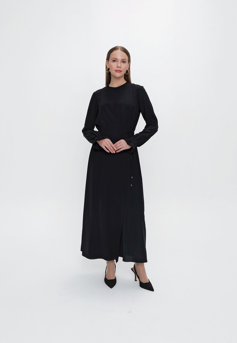 Armine MODEST RIBBED DRESS - Maxi dress - black - Zalando