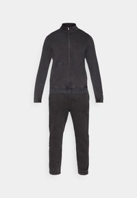 Champion WASH SWEATSUIT FULL ZIP SUIT SET - Survêtement - black/noir - ZALANDO.FR
