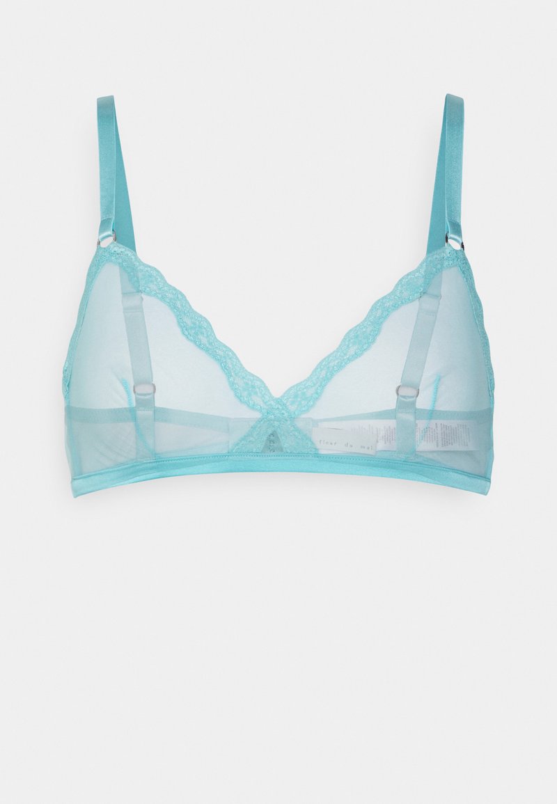 Fleur du Mal SHEER BRALETTE CUTOUT - Triangel BH - bright jade/mint ...