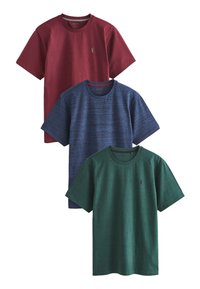 Next STAG 3 PACK REGULAR FIT - T-Shirt print - navy blue burgundy red ...