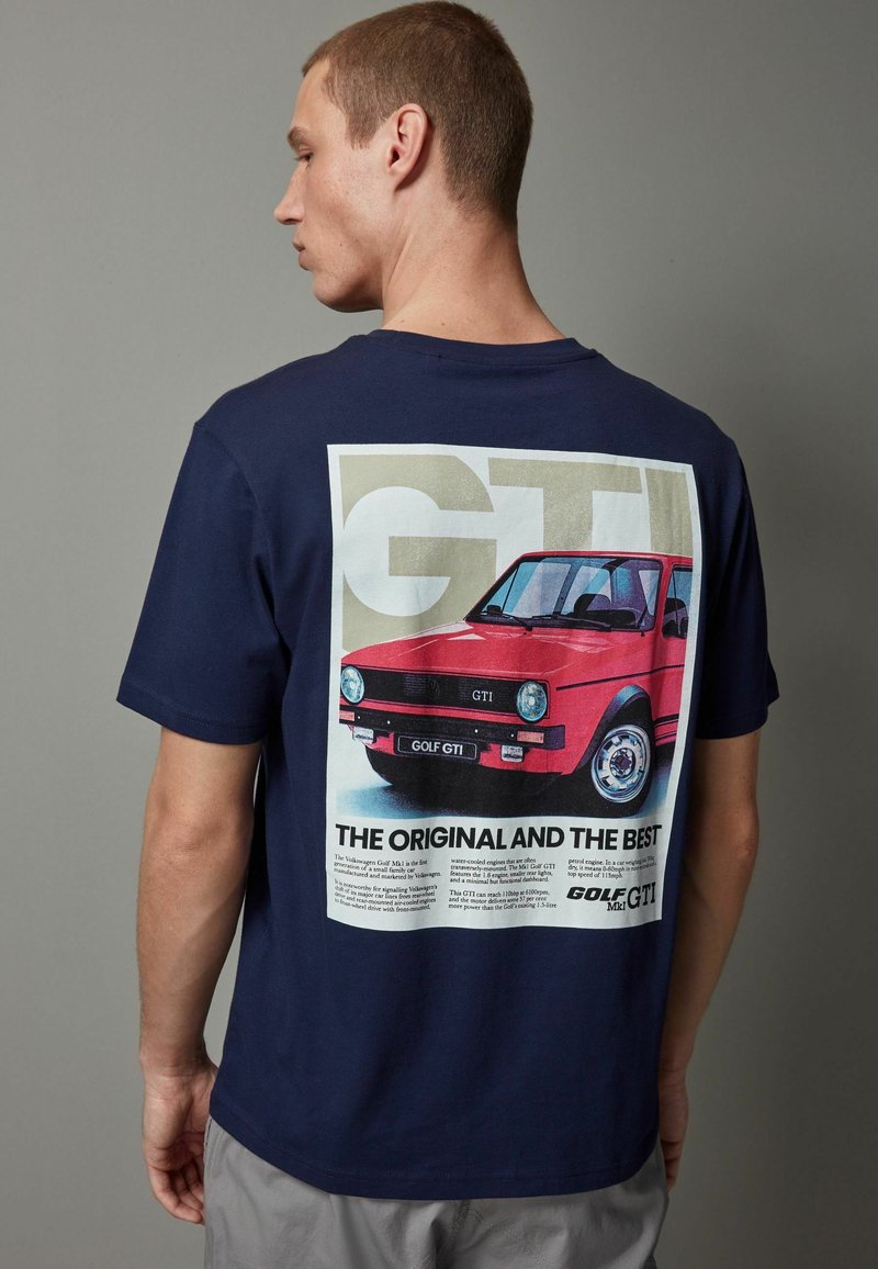 Next GOLF GTI LICENSE - REGULAR FIT - T-shirts print - navy/blå ...