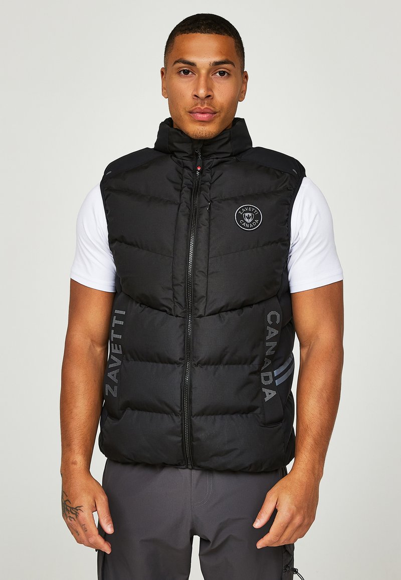 Alessandro Zavetti TALLORRO PUFFER GILET - Waistcoat - black - Zalando ...