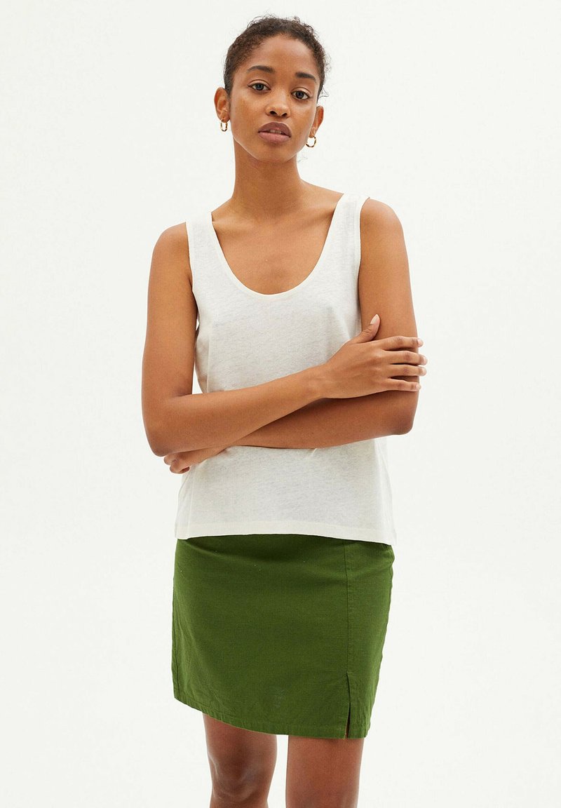 Thinking Mu Top - ivory/schwarz - Zalando.de