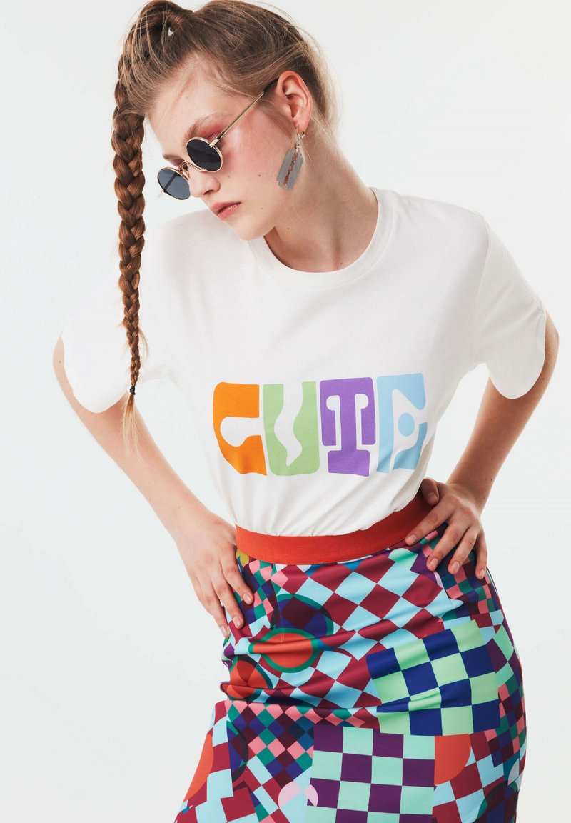 Twist CASUAL VISUAL PRINTED - Camiseta estampada - ecru/blanco - Zalando.es