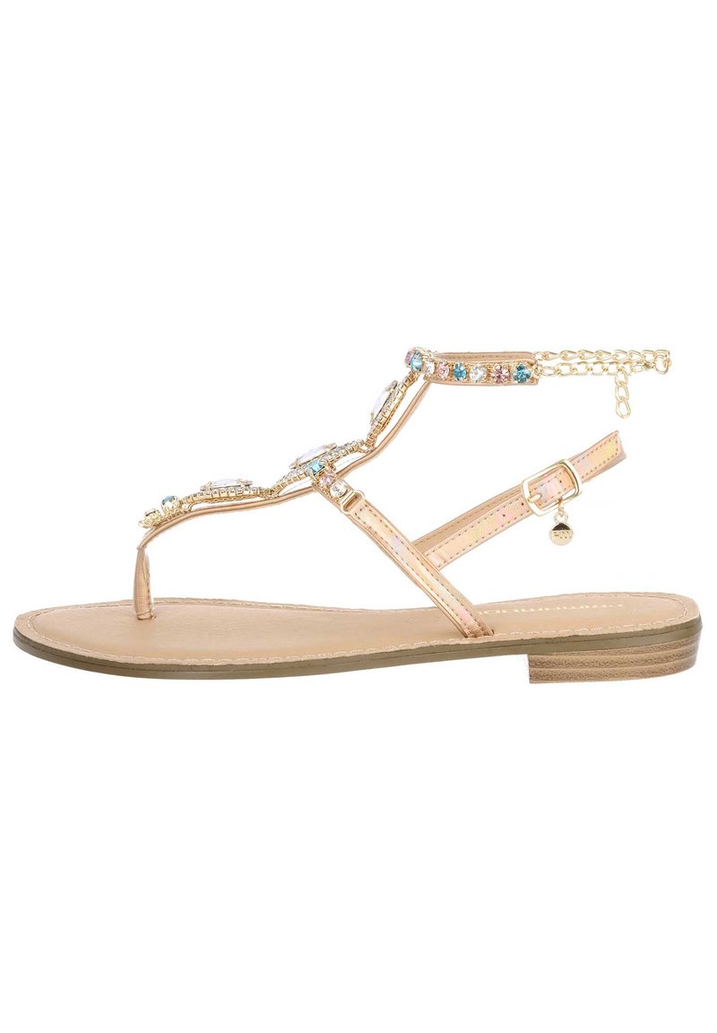 PRIMA MODA T-bar sandals - cognac - Zalando.de