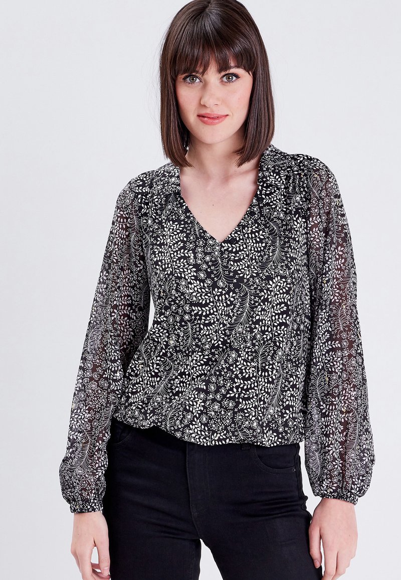 Cache Cache MIT LANGEN ÄRMELN - Blusa - noir/negro - Zalando.es