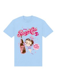 Henry Tiger BETTY BOOP DRINK BOOPSI COLA - T-Shirt print - light blue ...