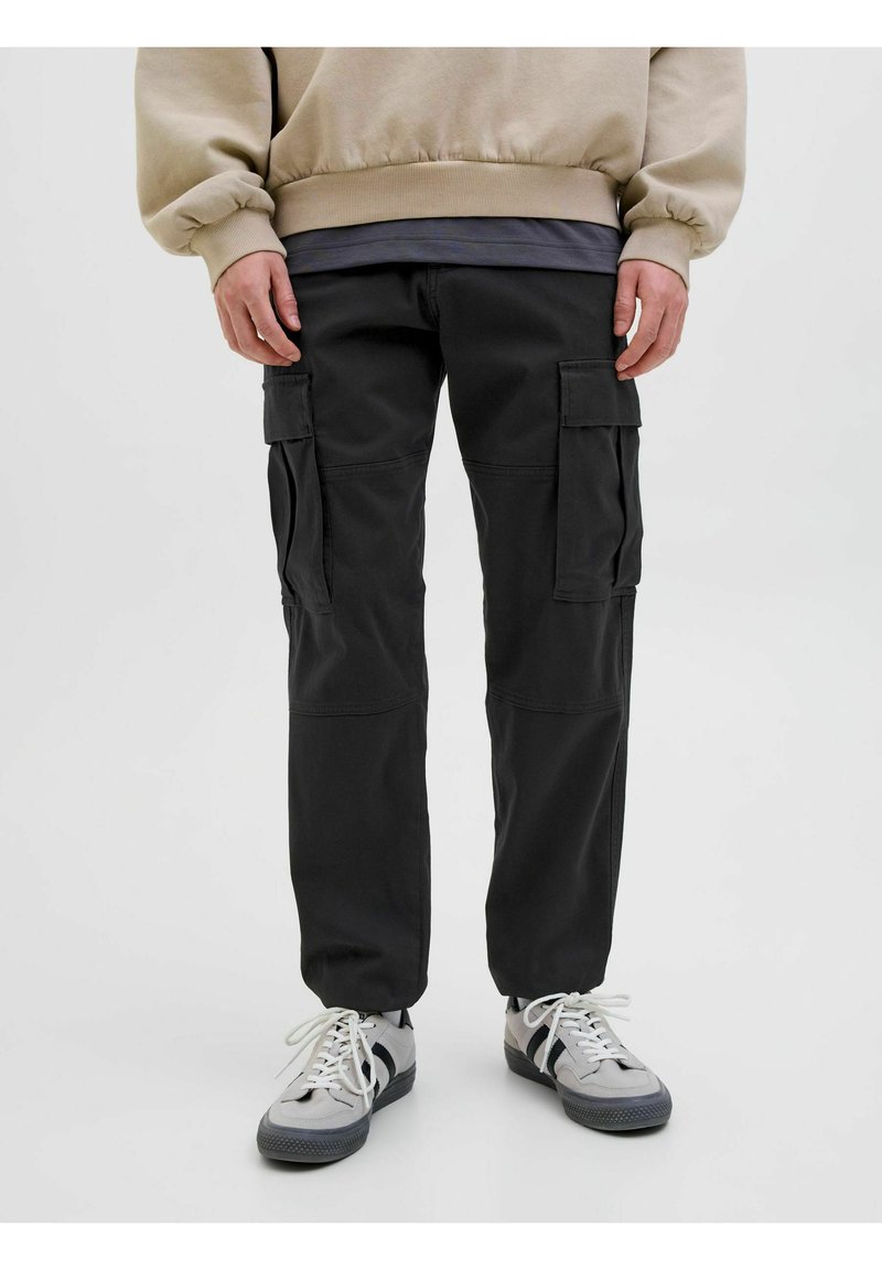 Jack & Jones - Bojówki/czarny - Zalando.pl