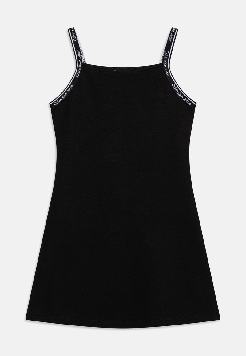 Calvin Klein Jeans Logo Tape Strap Punto Top Black Schwarz Zalando De