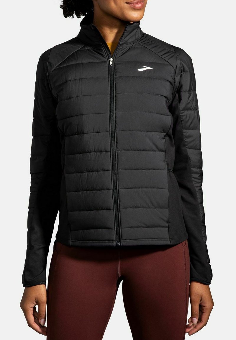 Brooks SHIELD HYBRID JACKET 2.0 - Running jacket - black - Zalando.ie