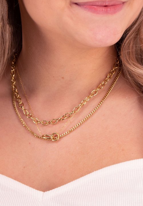 My Jewellery LINK CHAIN WITH PEARL - Ketting - gold-coloured ...
