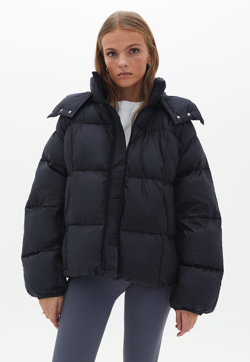 OXXO OVERSIZED JACKE MIT MODISCHEN STEPPUNGEN - Vinterjacka - black ...