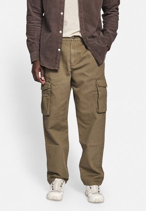 Next RELAXED FIT RIPSTOP - Pantalones cargo - khaki green/verde - Zalando.es