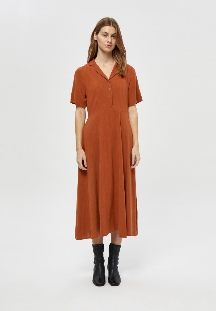 Minus MILI - Shirt dress - desert sand/camel - Zalando.ie
