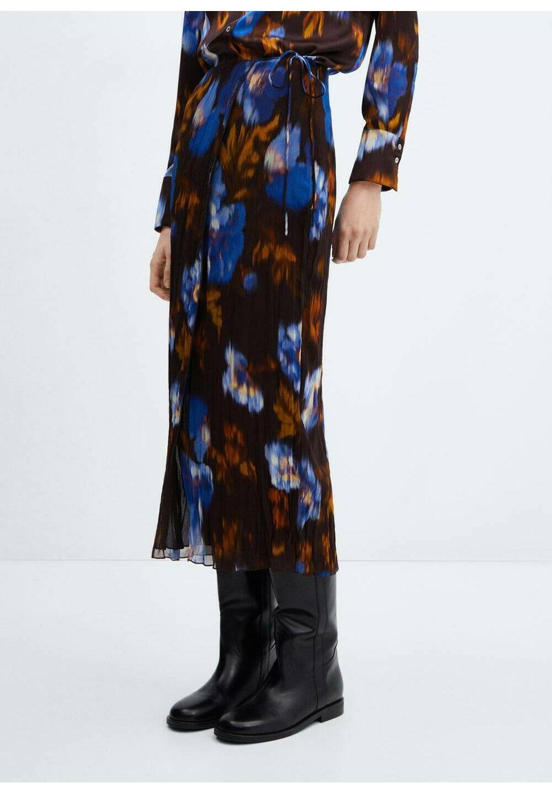 Mango AZALEA - Falda cruzada - brown/marrón - Zalando.es