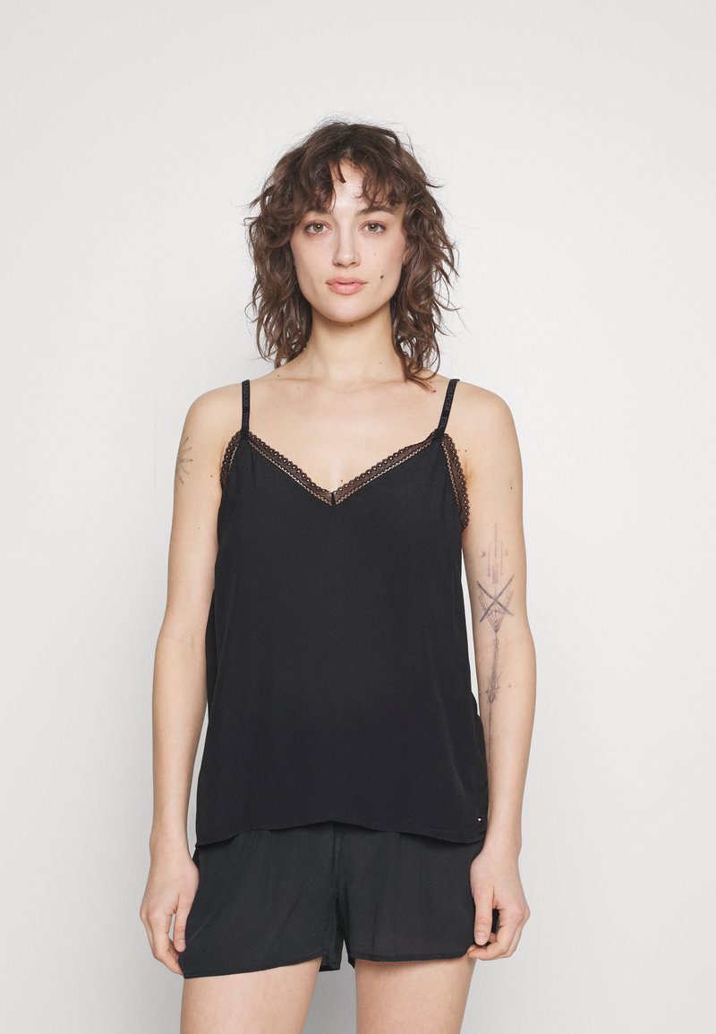 Tommy Hilfiger CAMI & SHORT - Pyjamas - black - Zalando.ie