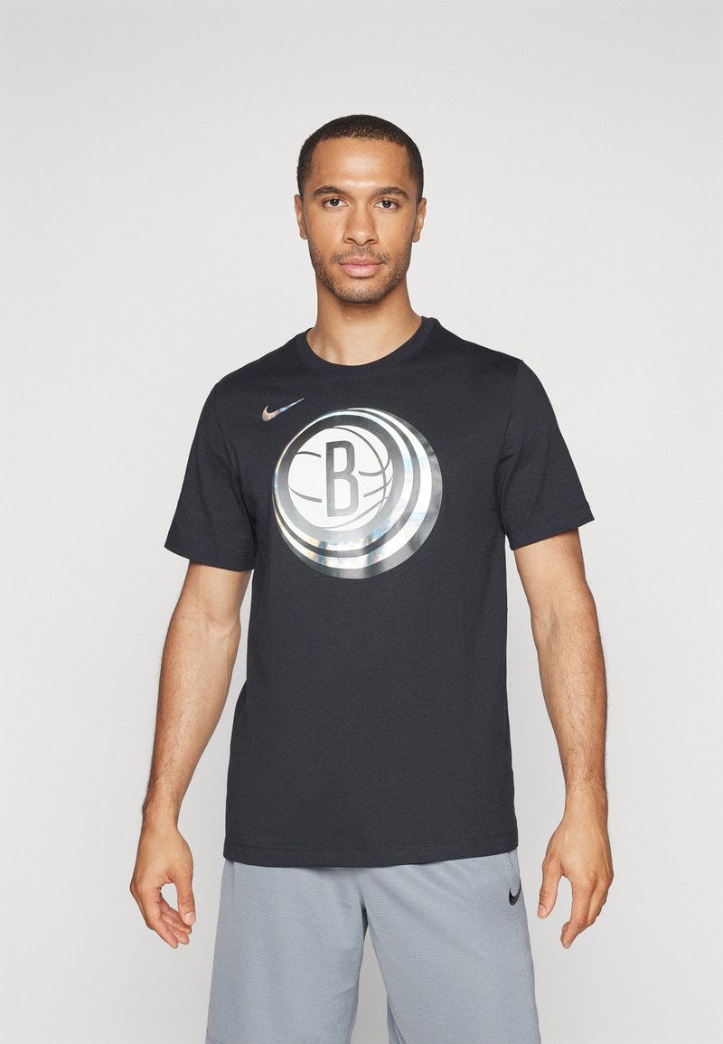 Nike Performance NBA BROOKLYN NETS HEAT TEE - Print T-shirt - black ...