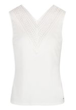 Morgan TANK WITH WIDE STRAPS - Top - off white/offwhite - Zalando.at
