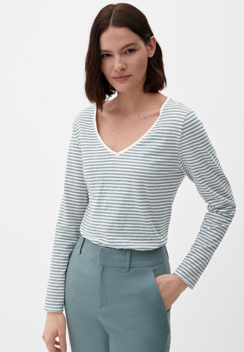 s.Oliver LONGSLEEVE MIT STREIFEN - T-shirt à manches longues - helles petrol/turquoise - ZALANDO.FR