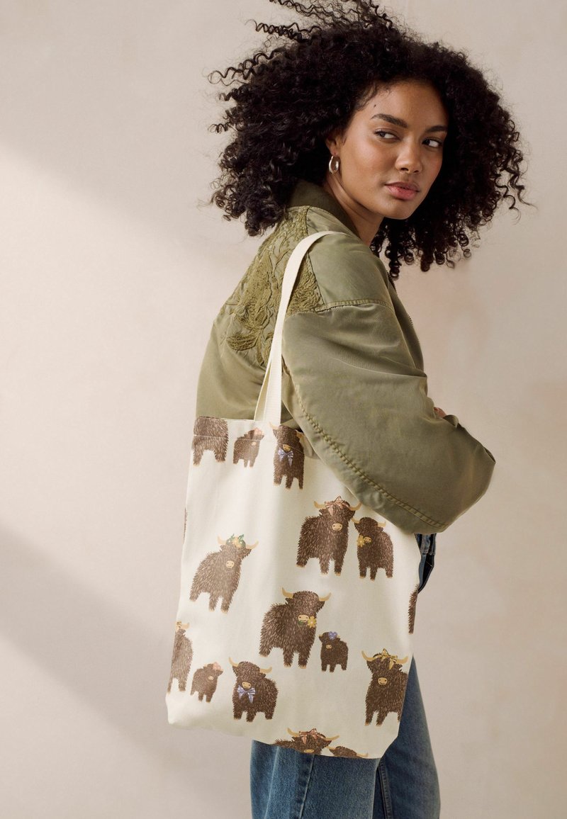 Next HAMISH THE HIGHLAND COW - Handtas - cream/beige - Zalando.nl