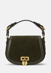 Lauren Ralph Lauren SUEDE MEDIUM TANNER CROSSBODY BAG - Sac bandoulière - dark olive/olive ...