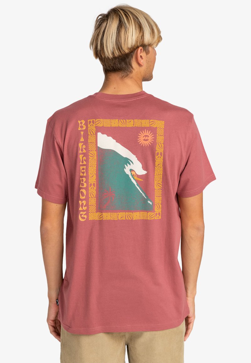 Billabong SIDE SHOT - T-Shirt print - rdu/rosa - Zalando.de
