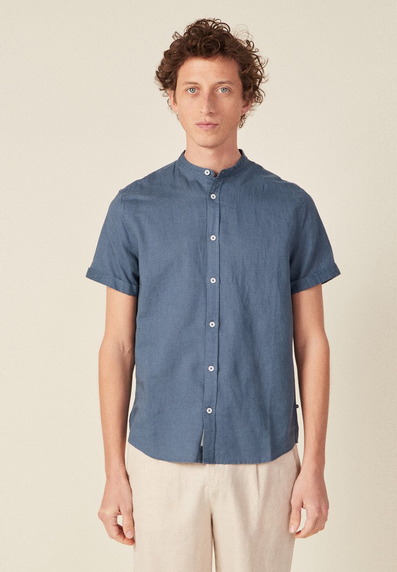 BONOBO Jeans MIT KURZEN ÄRMELN - Camisa - bleu gris/gris azulado ...