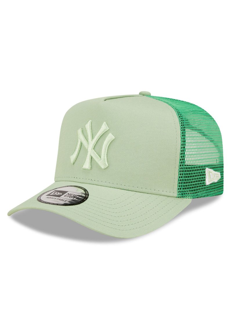 New Era TONAL MESH TRUCKER - Cap - new york yankees grfgrf/neongrün ...