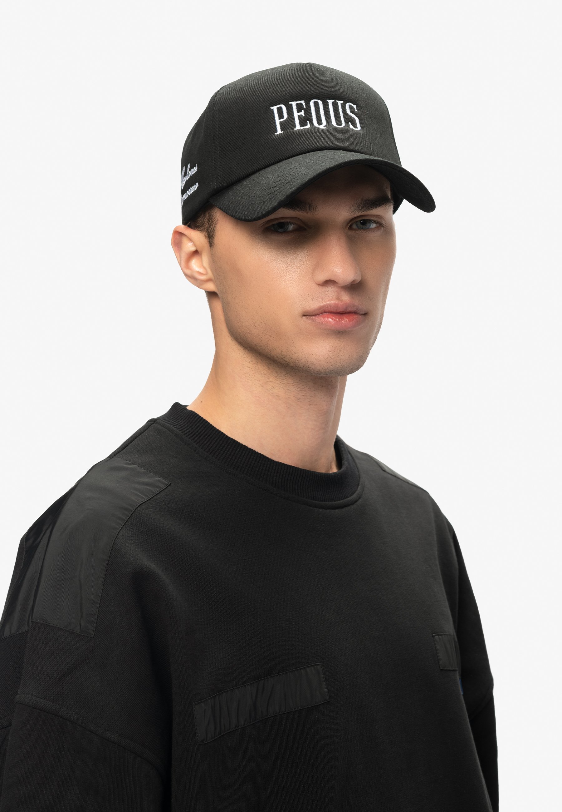 PEQUS LOGO UNISEX - Cap - black/schwarz - Zalando.ch