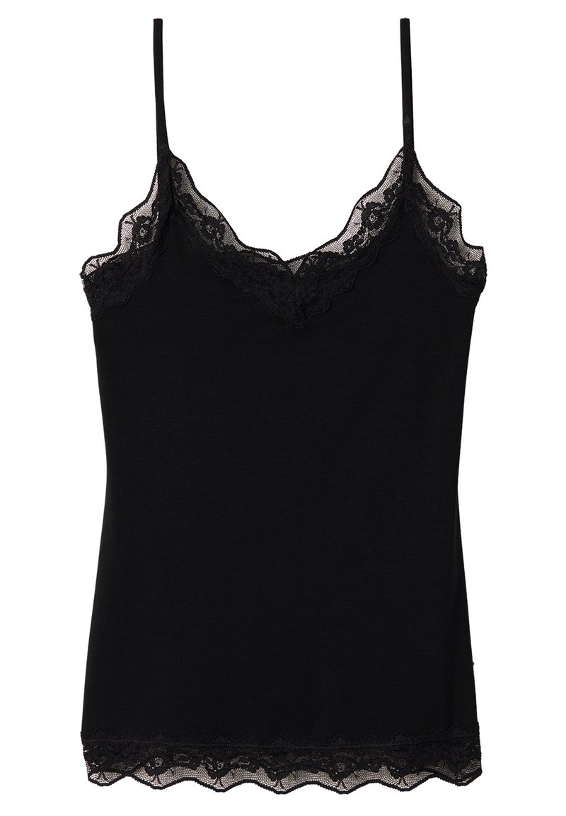 Tezenis V-NECK - Top - black/mottled black/anthracite/black - Zalando.co.uk