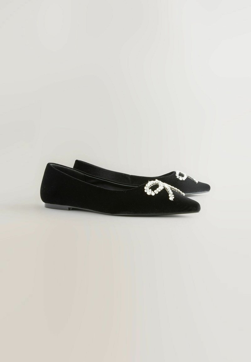 Next REGULAR FIT - FOREVER COMFORT POINTED TOE JEWELLED BOW - Ballet ...