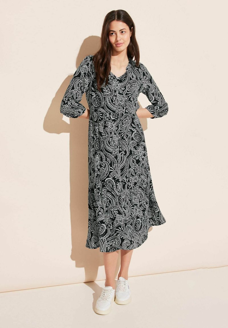 Street One ETHNO - Robe de jour - schwarz/noir - ZALANDO.FR
