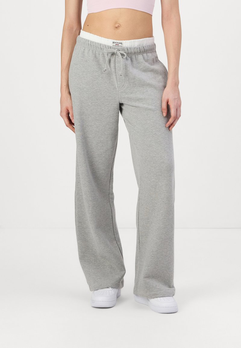 BDG Urban Outfitters BOXER WIDE LEG JOGGER - Jogginghose - grey marl ...