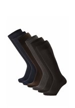 Ciocca 6 PAIRS SCOZIA - Knee high socks - dark assortment/black - Zalando