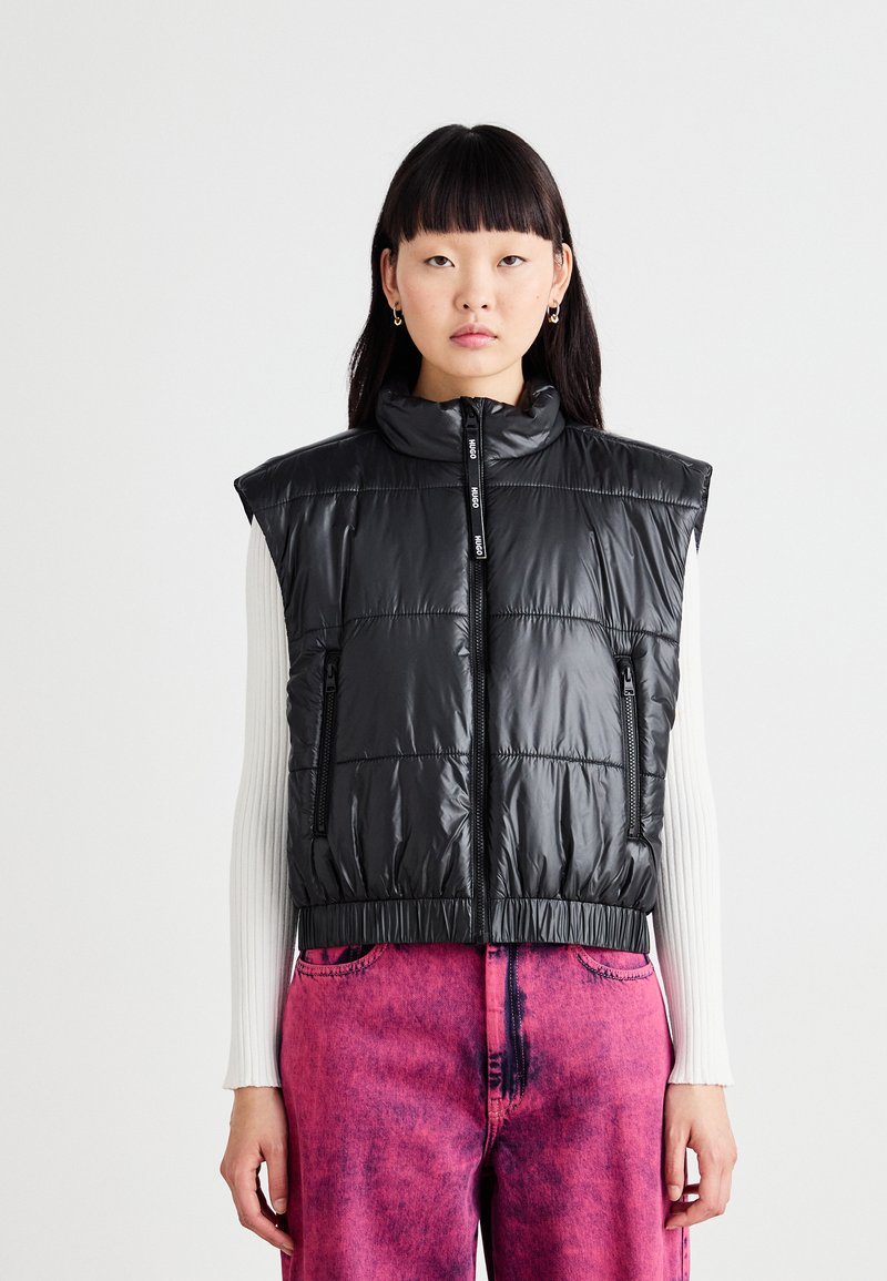 HUGO FELERE - Waistcoat - black - Zalando.ie