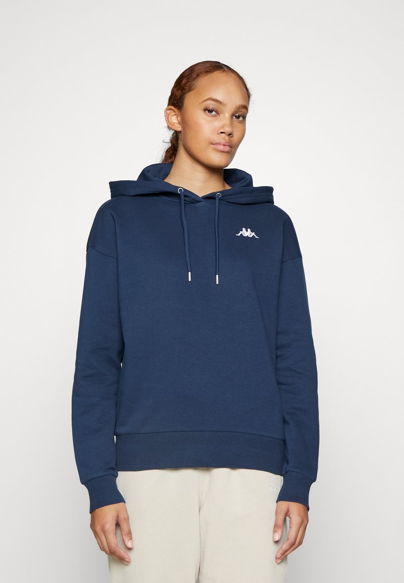 Kappa Hoodie - dress blues/dark blue - Zalando.co.uk