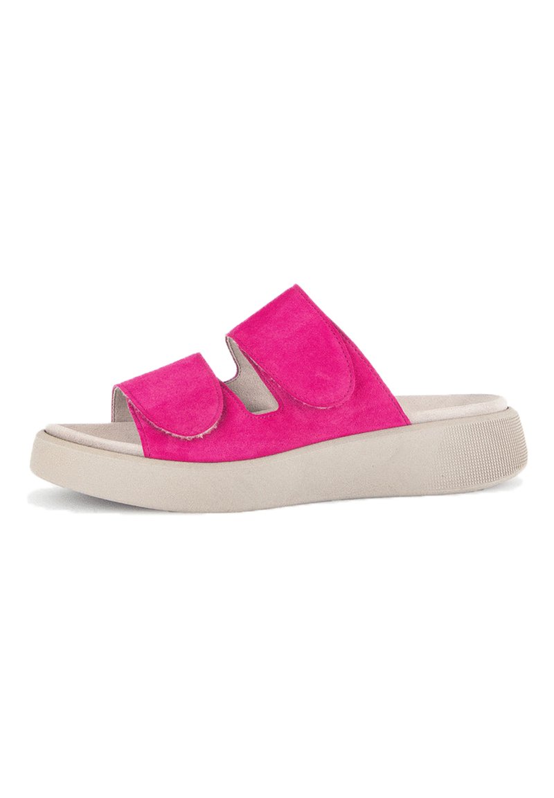 Gabor Pantolette flach - pink - Zalando.de