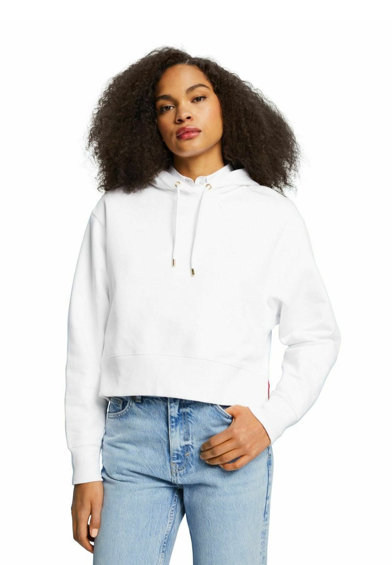 Esprit Mikina s kapucí - white/bílá - Zalando.cz
