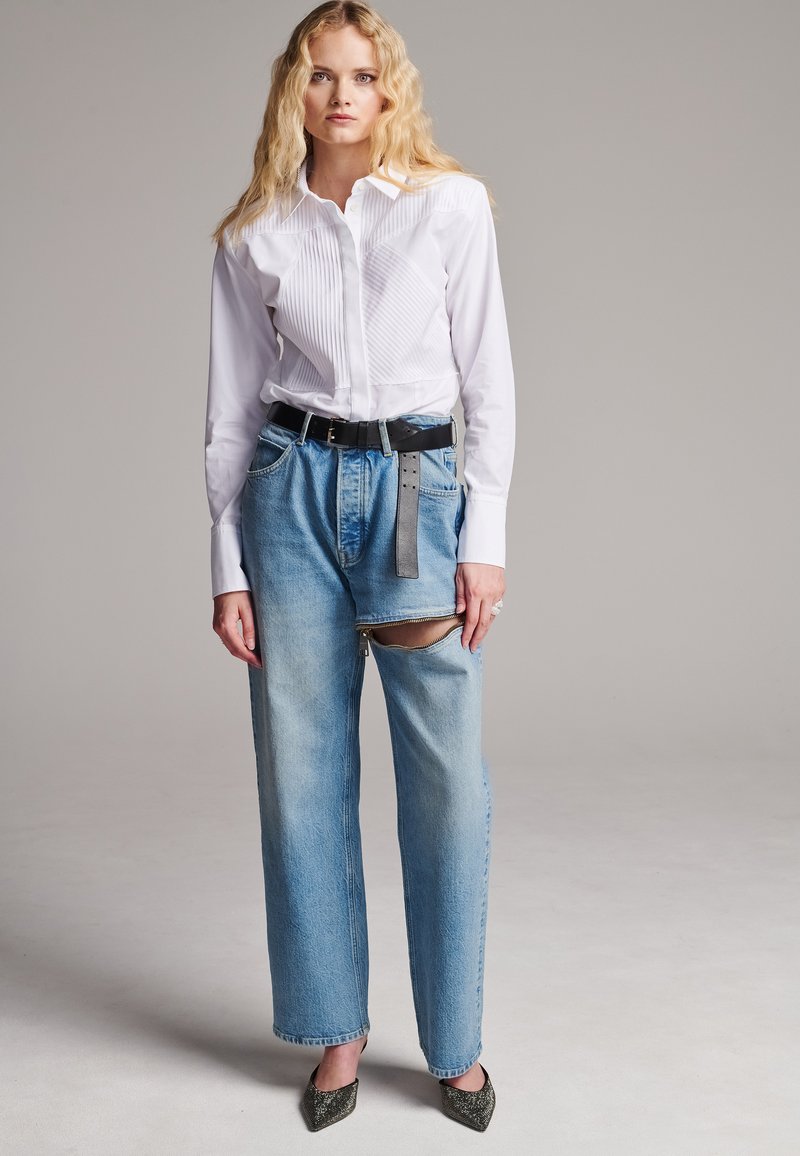 FRENKEN TUXEDO - Button-down blouse - white - Zalando