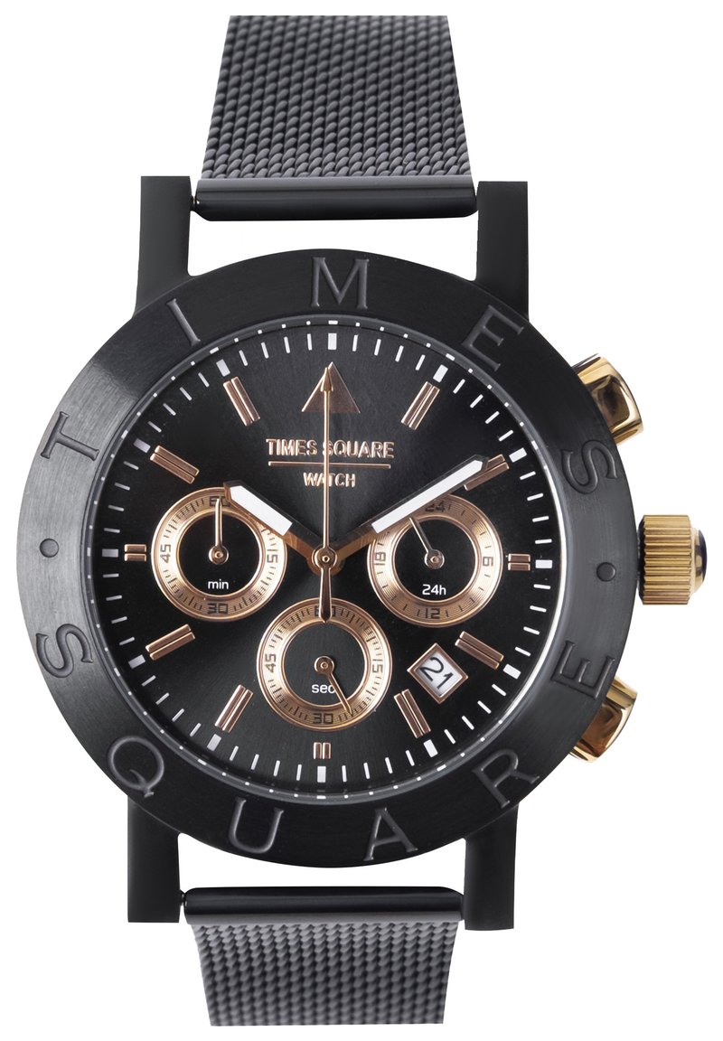 Times Square Watch STEEL - Cronógrafo - black/negro - Zalando.es