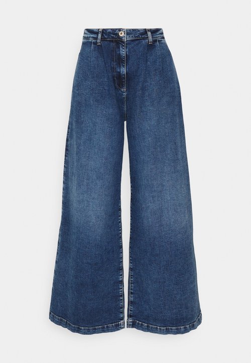 Polo Ralph Lauren HIGH RISE WIDE CROP STRAIGHT - Flared-farkut ...