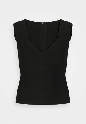 Materiel SCULPTED WRAP VEST - Bluse - black/schwarz - Zalando.at
