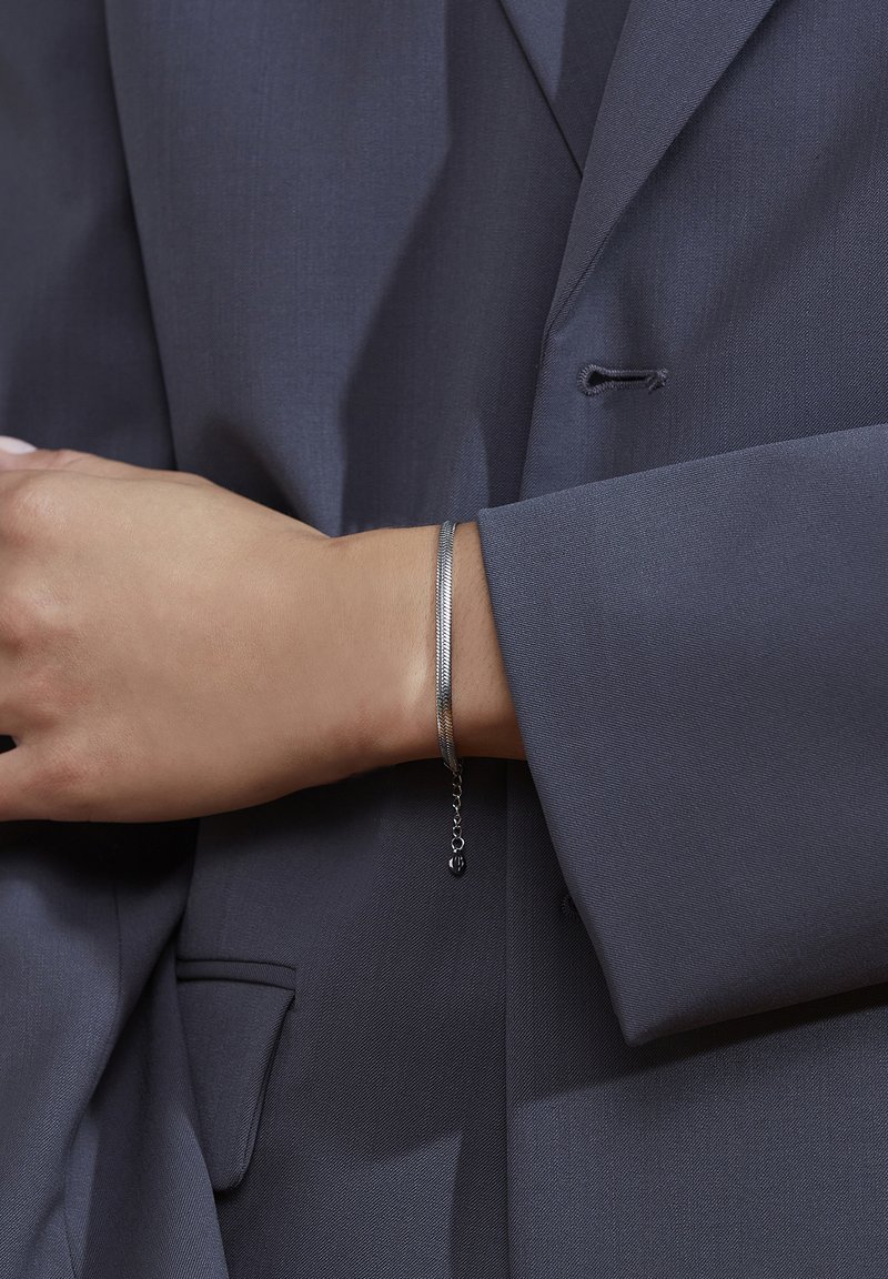 EDBLAD HERRINGBONE - Armband - steel/silberfarben - Zalando.de